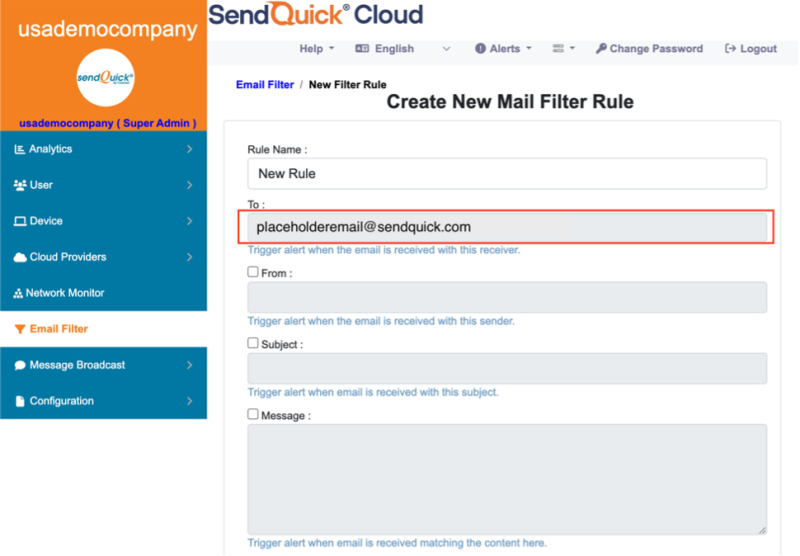 Sumo Logic – Integration Guide - SendQuick Cloud