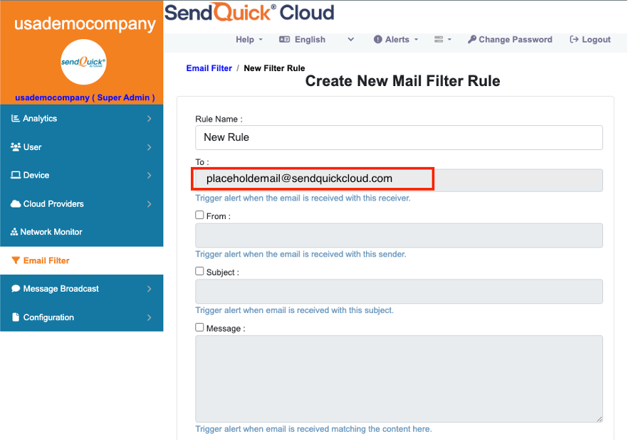 Google Cloud Platform (Monitoring) – Integration Guide - SendQuick Cloud Google Cloud Platform (Monitoring) – Integration Guide - SendQuick Cloud